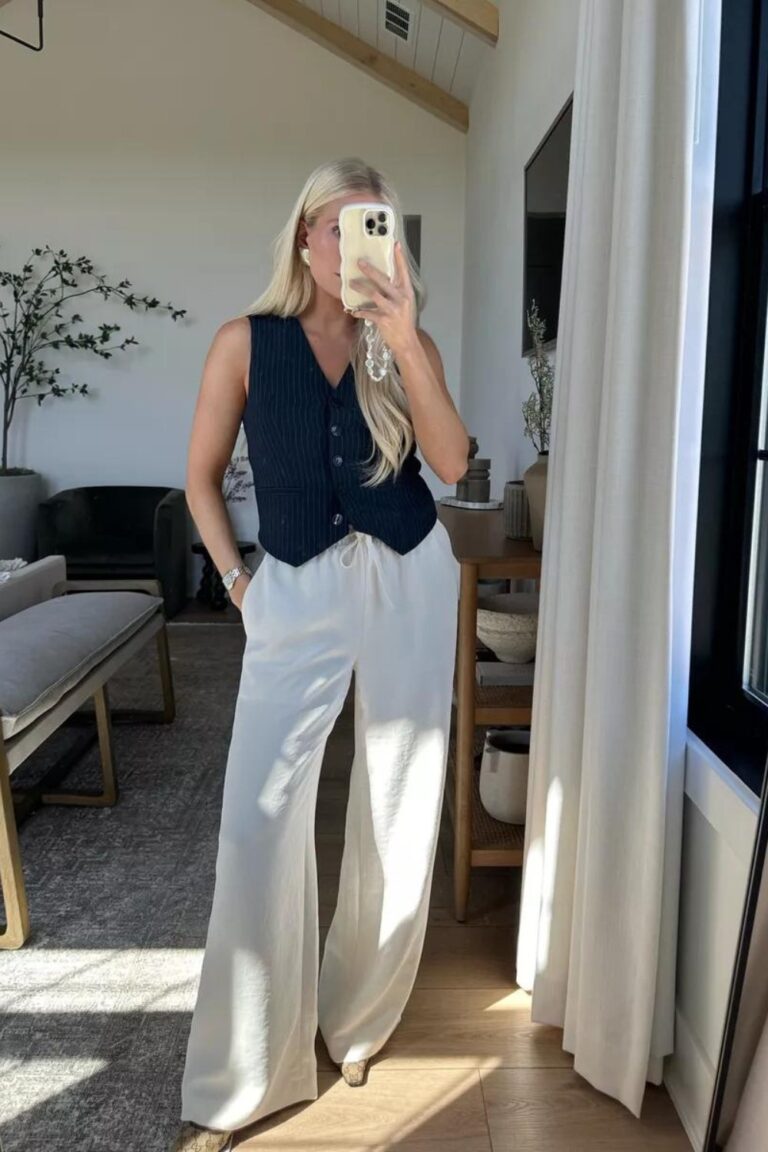 How to Style a Vest: 20 Chic Summer Outfit Ideas – Chic Central
